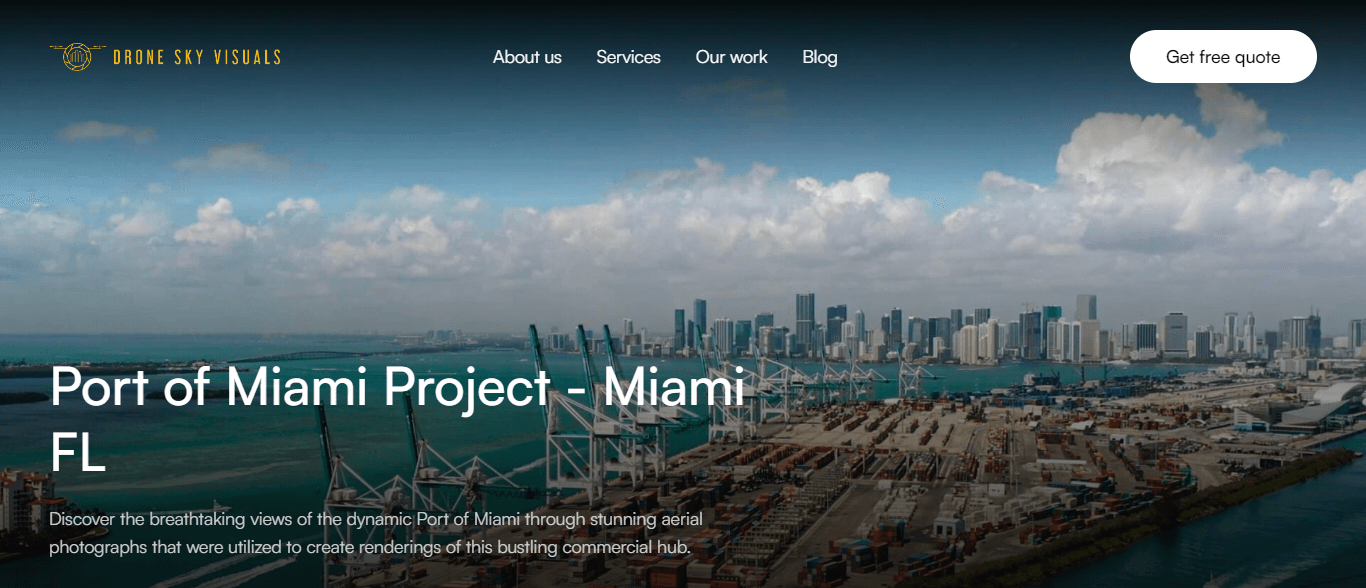 Port of Miami Project | Drone Sky Visuals